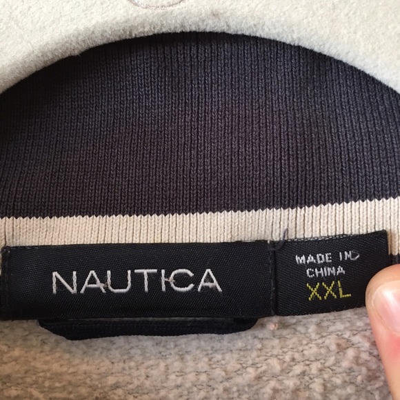 Nautica | Tops | Nautica Gray 4 Zip | Poshmark